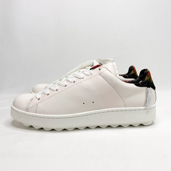 Coach | Shoes | Coach X Baseman Wild Lily White Sneakers New 1 D | Poshmark